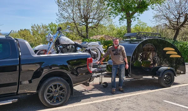 Neo-Dyne Motorradrampe für Wohnwagen